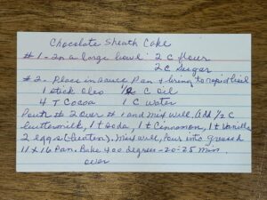 Chocolate Sheath Cake - R Farm Cooks